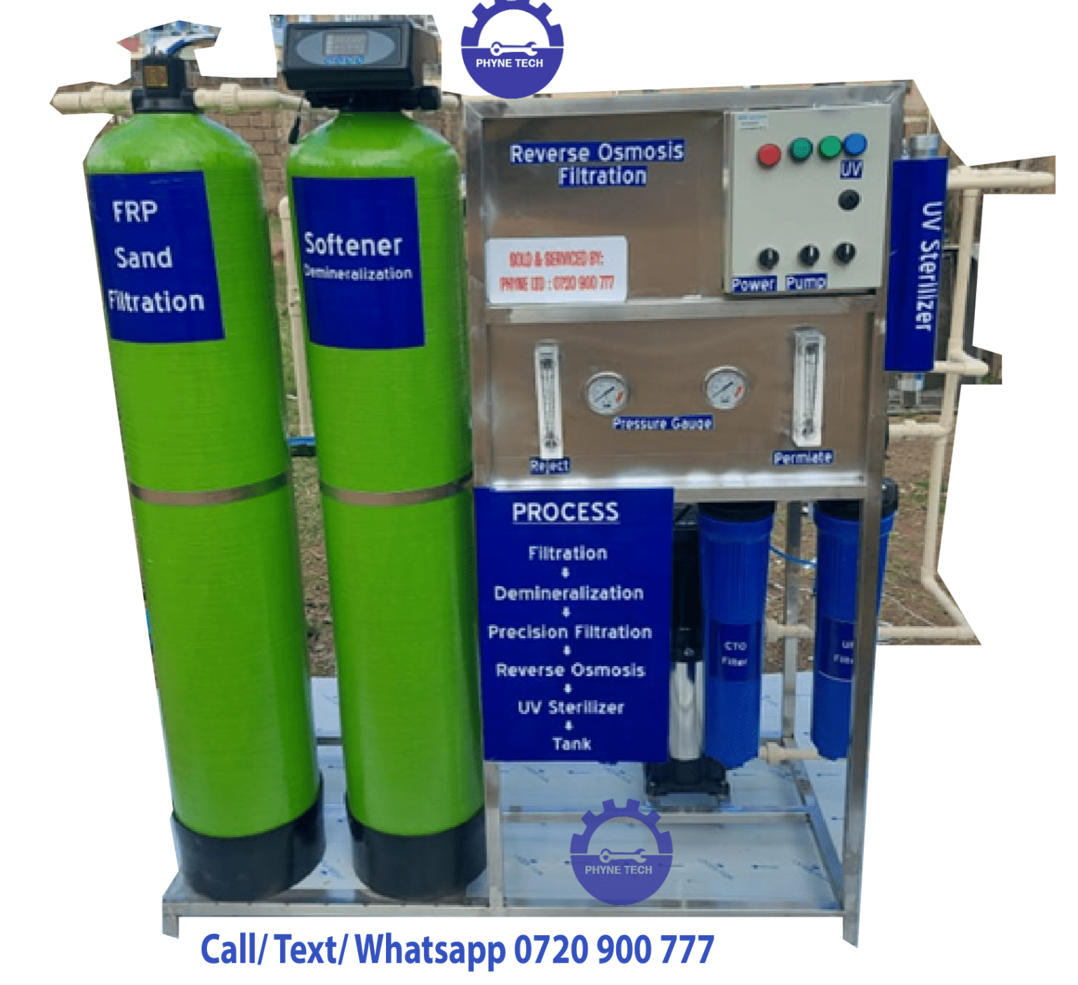 Reverse Osmosis Machine RO500L - Phynetech Limited